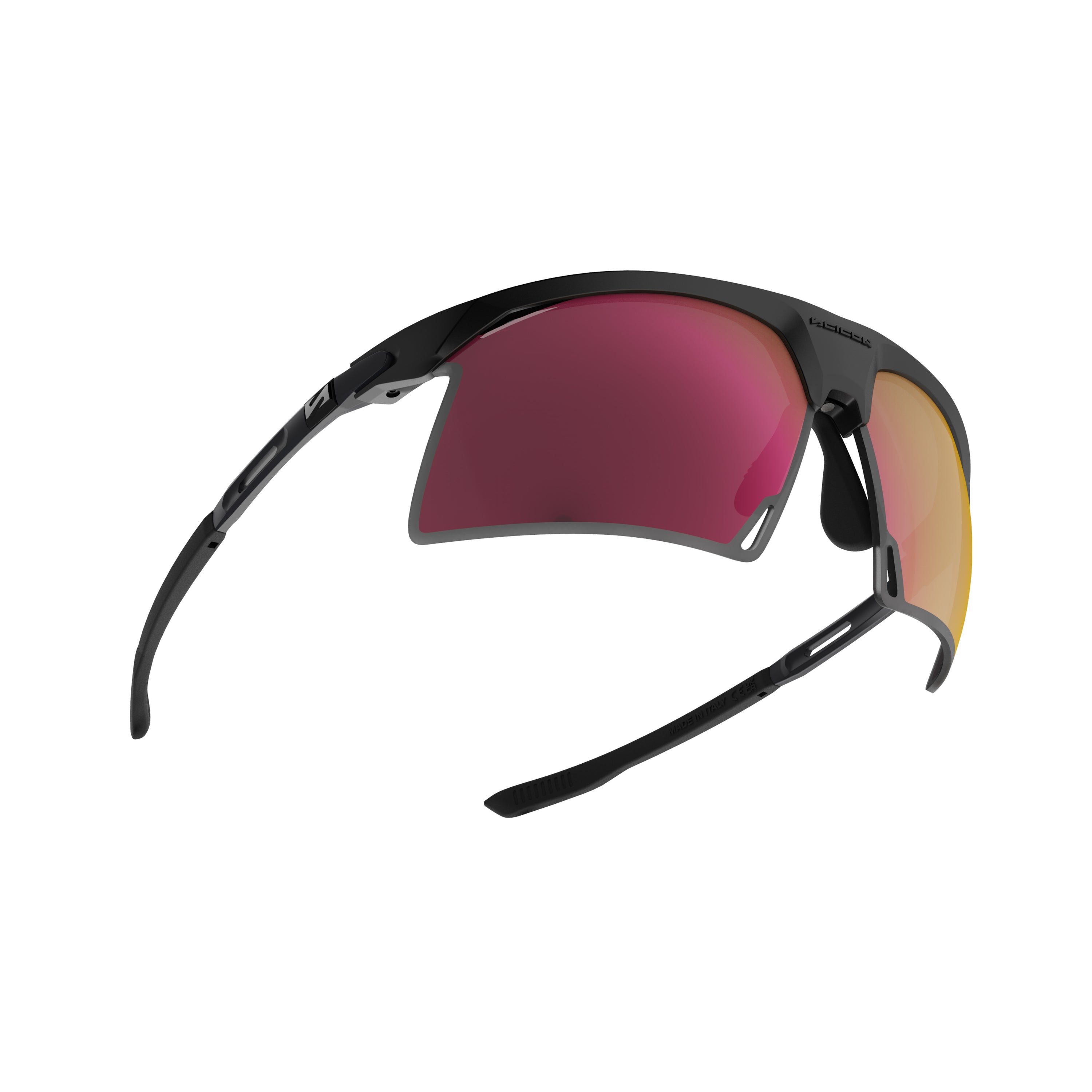 Aerobeam Titanium Sport Sunglasses Black Polarized | Scicon Sports